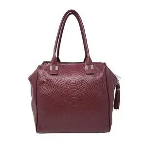 Celine Dion | Bags | Celine Dion Elegy Snake Embossed Leather Satchel ...